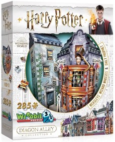 3d puzzle wrebbit 3d puzzle harry potter: kratochvílné a kouzelnické kejkle a denní věštec 285 dílků