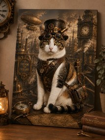 Steampunk & Industriální portrét mazlíčka z fotky | Srdcem darované