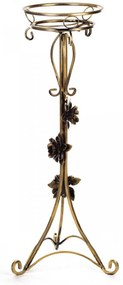 DekorStyle Květinový stojan Rose 100cm zlatý