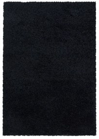 Ayyildiz koberce AKCE: 60x110 cm Kusový koberec Sydney Shaggy 3000 black - 60x110 cm