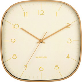 XXXLutz NÁSTĚNNÉ HODINY žlutá 29 cm Karlsson - Nástěnné hodiny - 007143017803