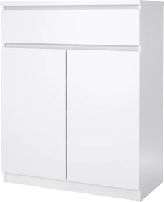 FALCO Komoda Simplicity 234 bílý lesk