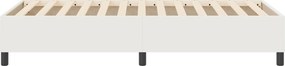Rám platformy Krémová 100 x 200 cm Žebrovaná látka 3337394