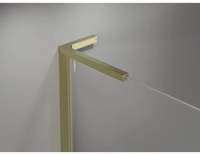 Mexen, Mexen Mist L Otočné sprchové dveře 105 cm, transparentní, zlaté - 8A4L-105-000-50-00