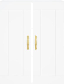 Skříň highboard bílá 69,5 x 34 x 180 cm kompozitní dřevo 3199985