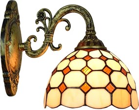 Brilagi - Tiffany vitrážová nástěnná lampa DORAN 1xE27/40W/230V