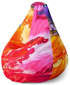 Sedací vak Pear barvy - dětský, barevná
