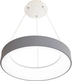LED lustr Ecolite NEST WMKL02R-40W/LED-SED šedá 3000-6500K s dálkovým ovladačem