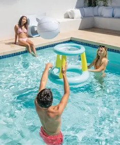 INTEX Basketbalový koš nafukovací do vody 56500 / Sada s míčem / 86 x