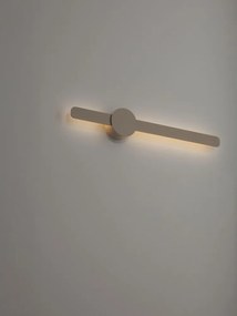 Šedobéžové hliníkové LED nástěnné svítidlo Norei – Nova Luce