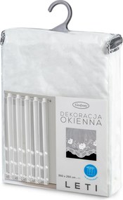 ZÁCLONA NA KROUŽCÍCH LETI 350X250 CM KVĚTY