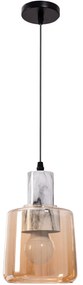 Toolight - Závěsná stropní lampa Marble - černá - APP1011-1CP