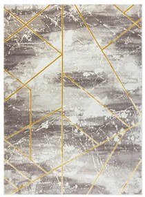 koberec CORE 1818 Geometrický Strukturální, dvě úrovně rouna, slono velikost 180x270 cm | krásné koberce cz