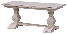 Bramble Furniture Konferenční stolek Bayside, bílá patina