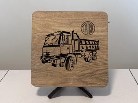 Li-Go "Tatra" lampa 19x19cm provedení povrchu: dub