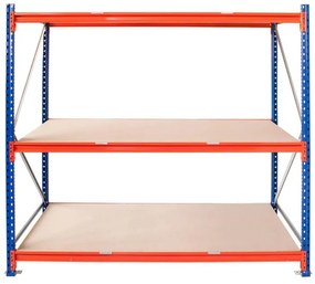 REGÁL LONGSPAN, Kovový regál přídavný modul 200x150x80cm, 1000kg na DTD polici