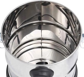 Vysavač na popel s HEPA filtrem 1200 W 20 l nerezová ocel 147679