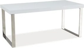 Konferenční stůl ROSA 100x50x45 cm - bílá lakovaná