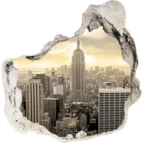 Wallmuralia Fototapeta díra na zeď 3D Manhattan New York 75x75 cm
