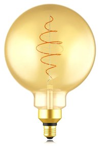 Vintage LED Žárovka E27 Spiral Deco  Vintage LED Žárovka E27 Spiral Deco Sklo: Zlaté, Varianta: Ø 200 x 283 mm; 8,5 W