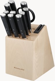 Sada stojanu na nože a nožů z březového dřeva KitchenAid, 12 dílů