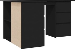 vidaXL Rohový psací stůl 145 x 100 x 76 cm dřevotříska [801092] Barva: dub sonoma