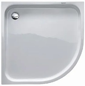 Duravit D-Code - Sprchová vanička čtvrtkruhová 900x900 mm, Antislip, alpská bílá 720108000000001