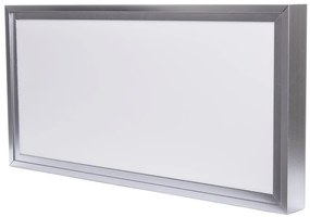 LED Solution Stříbrný přisazený LED panel s rámečkem 300 x 600mm 24W Premium Barva světla: Studená bílá
