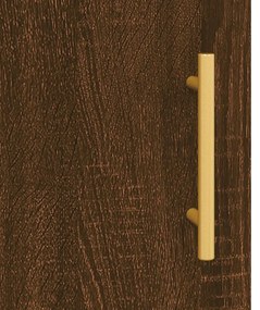Skříň highboard hnědý dub 34,5 x 34 x 180 cm kompozitní dřevo,  3199232