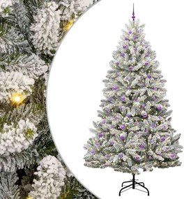 Umělý vánoční stromeček 270 cm 300 LED Teplá bílá PVC a ocel 3395781