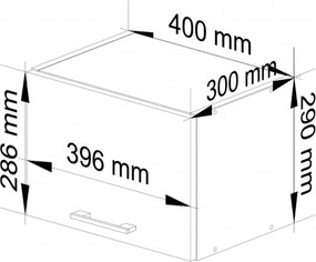 Kuchyňská skříňka OLIVIA W40 G1