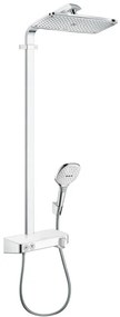 Hansgrohe Raindance Select E - Sprchový set Showerpipe 360 s termostatem ShowerTablet Select 300, bílá/chrom 27288400