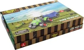 MaDe 15364 Traktor s vlečkou, se světlem a zvukem, volná kola / 23,5 x