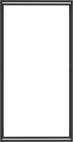 vidaXL Stojan na palivové dřevo matný 110x28x214 cm ocel [350311] Barva: Černá