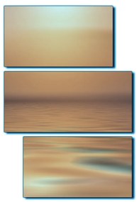 Obraz na plátně - Klidné moře při západu slunce - obdélník 7280FD (120x80 cm)