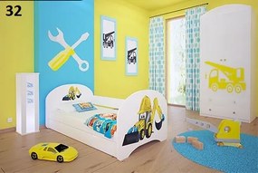Dětská postel Kevin duo pro DVĚ děti vzor 32 200x90 cm