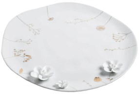räder Porcelánový talíř Wildflower Meadow 28 cm, bílá barva, porcelán