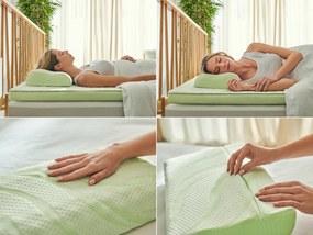 Dormeo Nature's přistýlka Aloe Vera 5 cm s polštářem 70x190