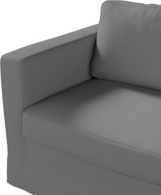 Potah na pohovku IKEA  Karlstad 2-místná , nerozkládací, dlouhý barva šedá látka pletený vzor
