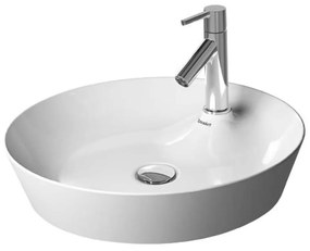 Duravit Cape Cod - Umyvadlová mísa, průměr 48 cm, 1 otvor pro baterii, DuraCeram, s WonderGliss, bílá 23284800001