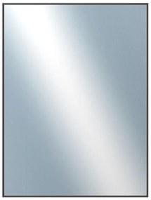 DANTIK - Zarámované zrcadlo - rozměr s rámem cca 60x80 cm z lišty Hliník hnědá | P01-022 (7001022)