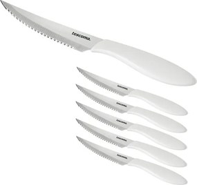 TESCOMA Nůž steakový PRESTO 12 cm, 6 ks, bílá