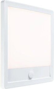 P 94663 LED venkovní panel Lamina vč. pohybové čidlo IP44 hranaté 250x250mm 3000K 14,5W 230V bílá umělá hmota - PAULMANN