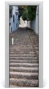 Fototapeta samolepící na dveře Kamenné schody 95x205 cm