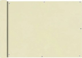 vidaXL Balkónová zástěna z oxfordské látky 75x400 cm [42328] Barva: white and yellow