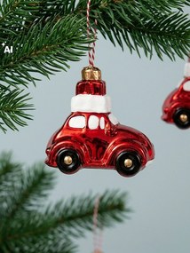 Sinsay - Vánoční baňky ve tvaru aut 2 pack - vícebarevná