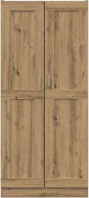 Skříň dub artisan 82,5 x 30,5 x 185 cm kompozitní dřevo 3318717