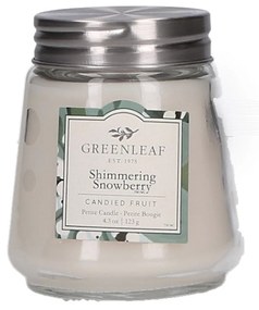 Greenleaf Vonná svíčka Shimmering Snowberry malá 123g