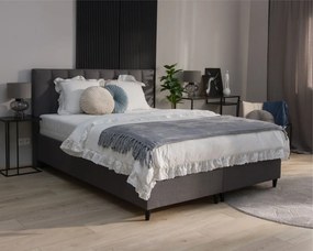 Dvoulůžková čalouněná postel Trentino se zvedacím roštem Ottawa - výběr z 9 provedení