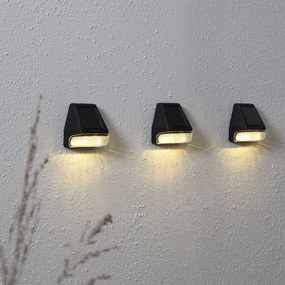 Wally LED solární nástěnné světlo Mini 3 ks